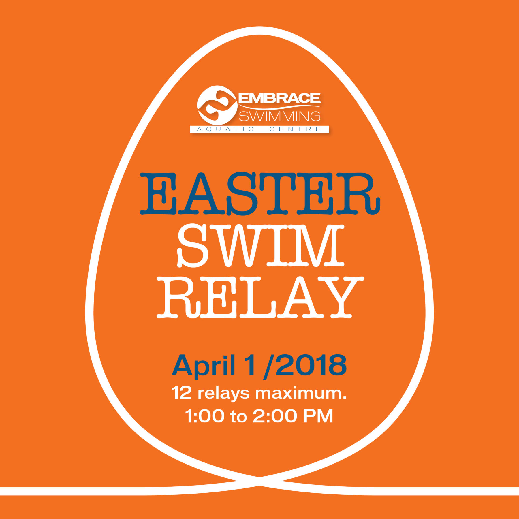2018 Easter Relay Swim – Embrace Open Water Swimming